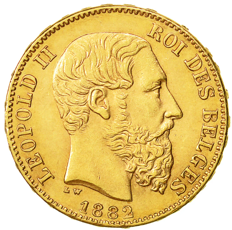 20 Franc Leopold II 1882